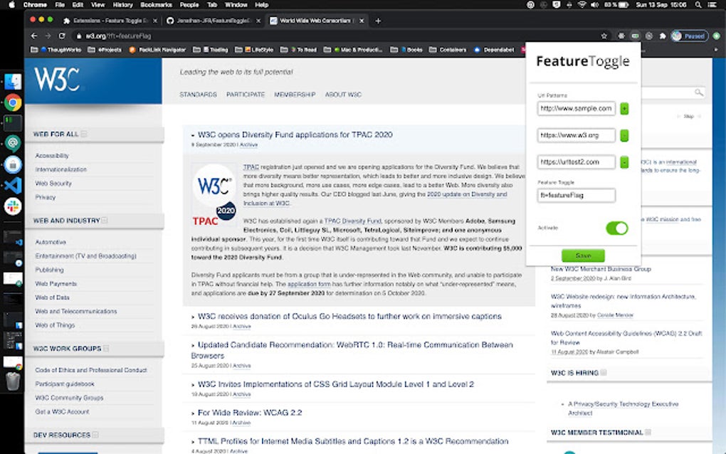 Feature Toggle Extension for Google Chrome - Extension Download
