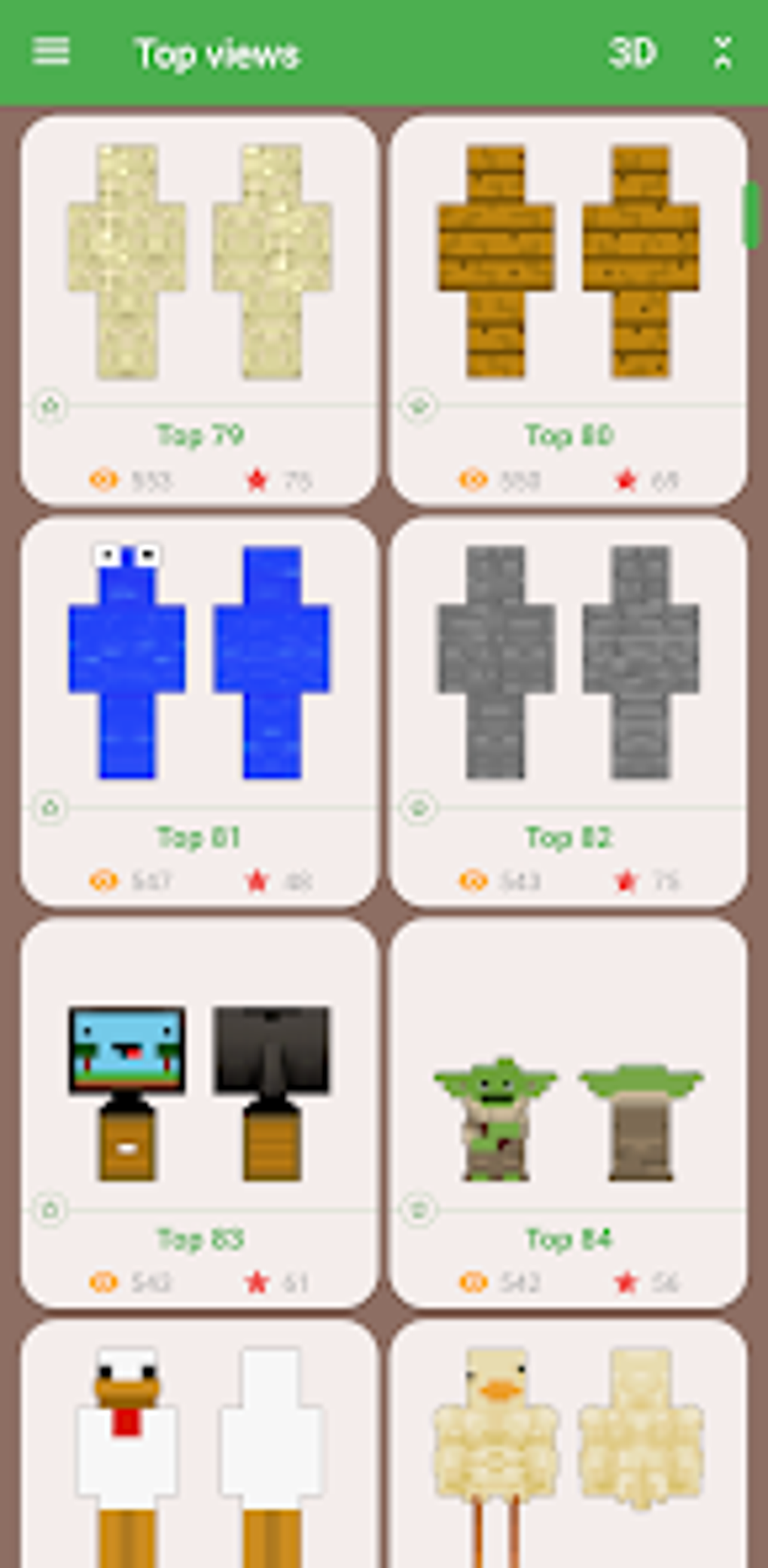 Camouflage Skins for Minecraft per Android - Download