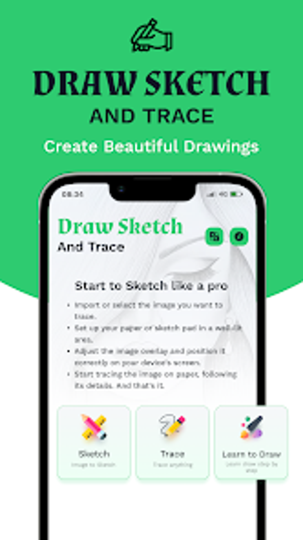 Draw Sketch Trace для Android — Скачать