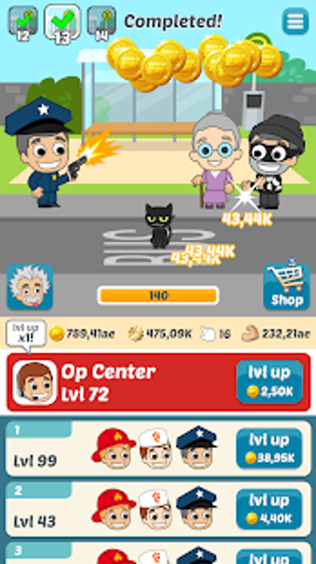 Android 용 EMERGENCY Idle Tycoon Granny Cat Thief - 다운로드