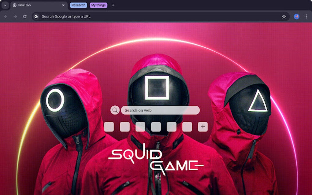 Squid Game Netflix Live Wallpaper para Google Chrome - Extensión Descargar