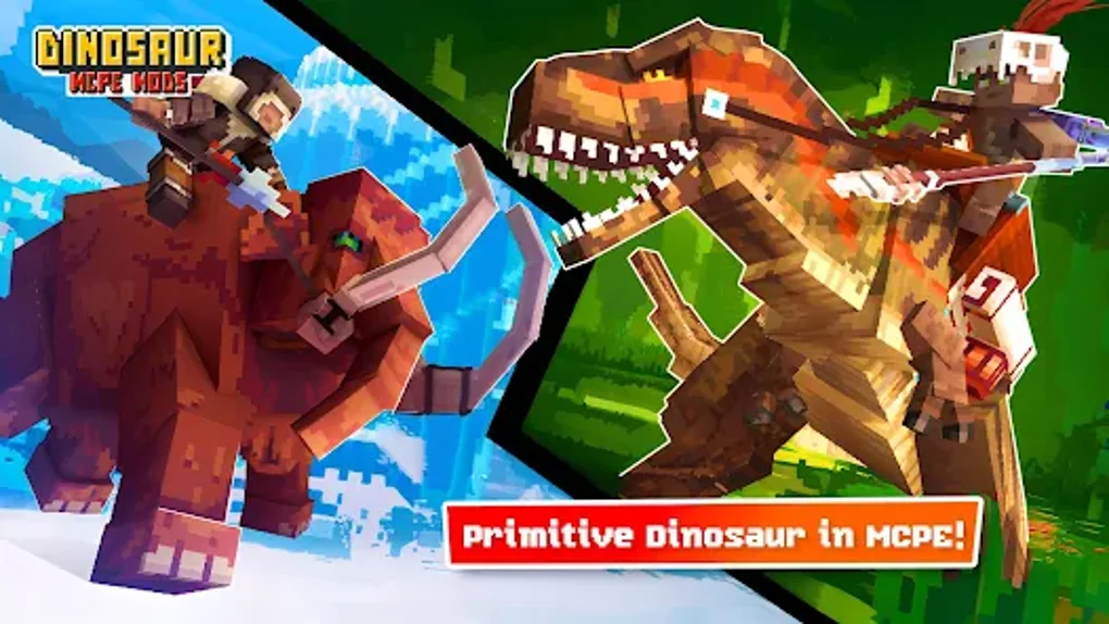 Android 용 Dinosaur Craft Mods Minecraft - 다운로드
