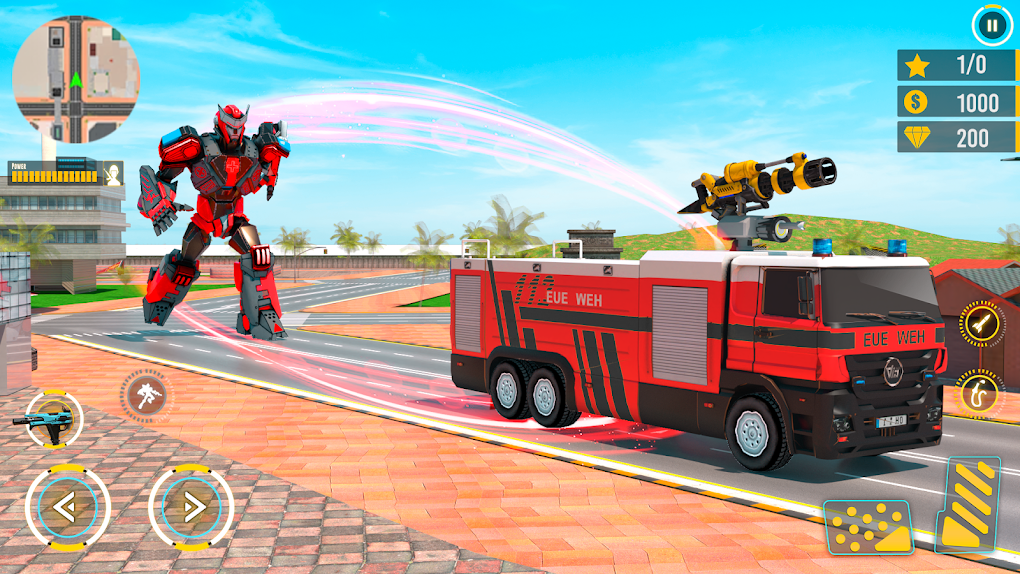 Fire Fighter Robot Truck APK for Android - Download