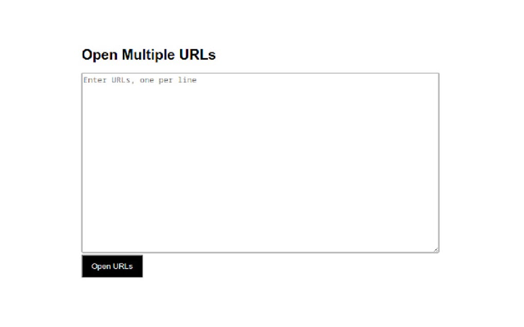 Multiple Url Opener สำหรับ Google Chrome - ส่วนขยาย ดาวน์โหลด