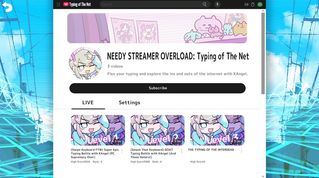 NEEDY STREAMER OVERLOAD: Typing of The Net - ดาวน์โหลด