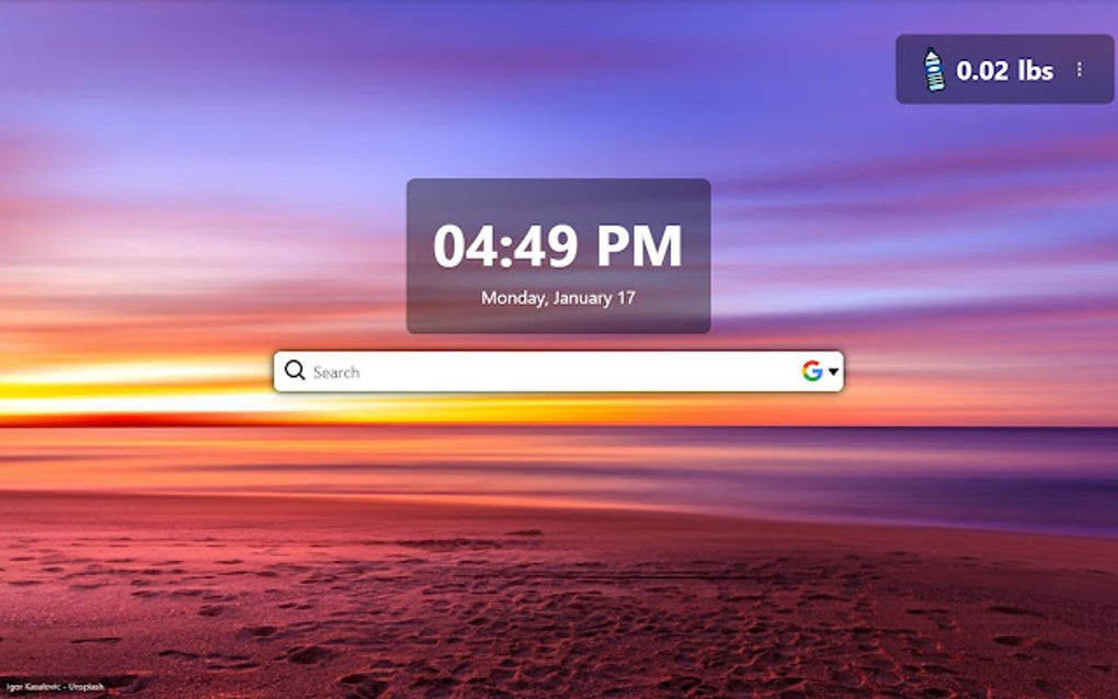 Sea Tab for Google Chrome - Extension Download