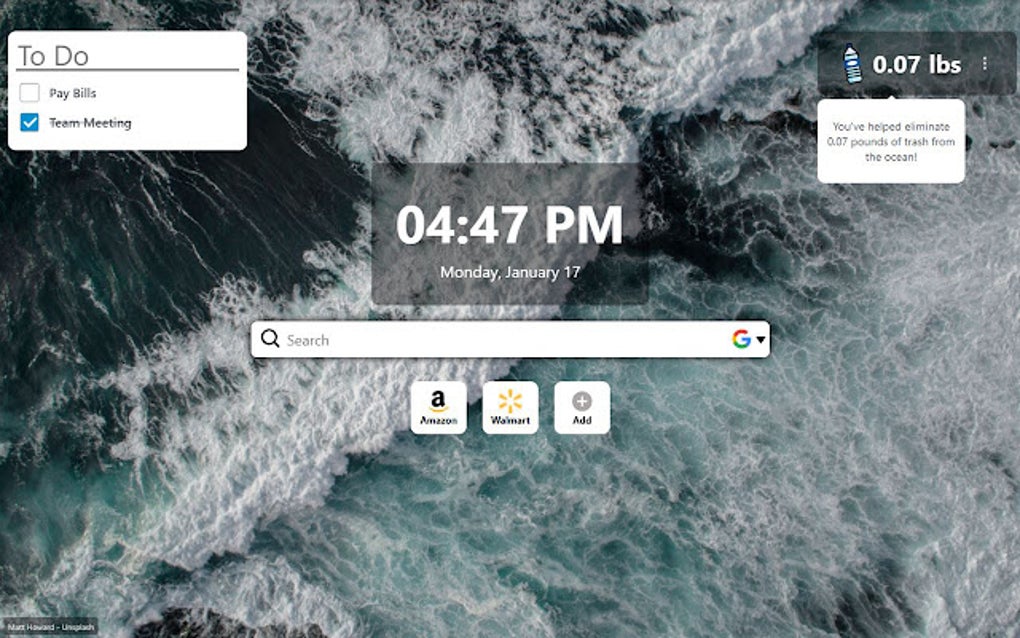 Sea Tab for Google Chrome - Extension Download