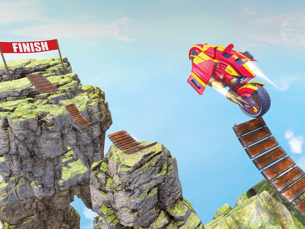 Flying Moto Bike Stunts Racing - Bike Stunt Game APK for Android - Download