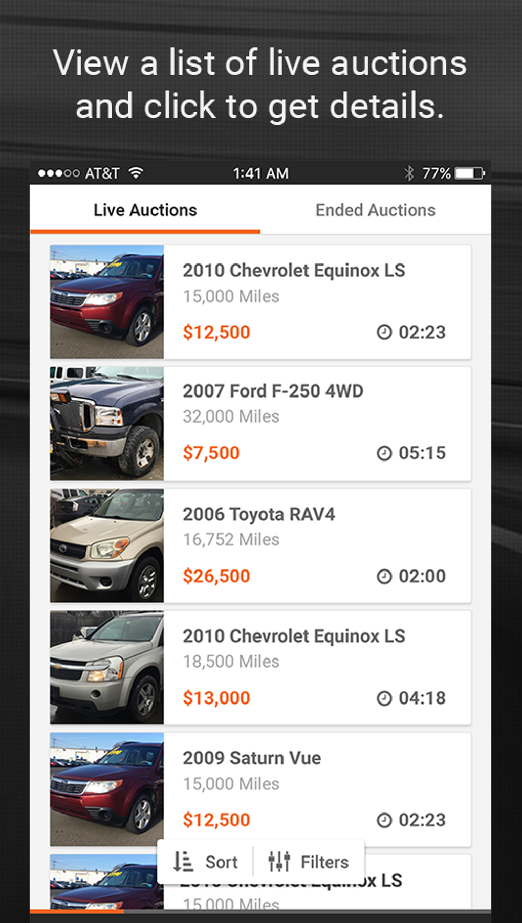 ACV - Wholesale Auto Auctions para Android - Descargar