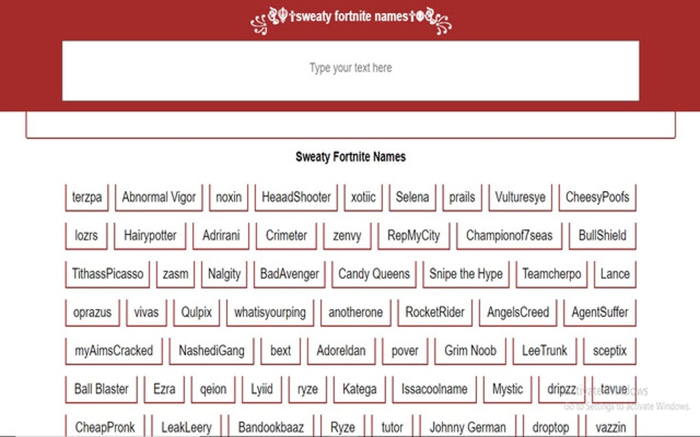 Sweaty Fortnite Names Copy Paste Na Chrome Download