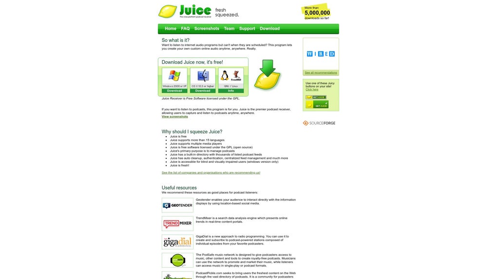 Juice iPodder - 다운로드