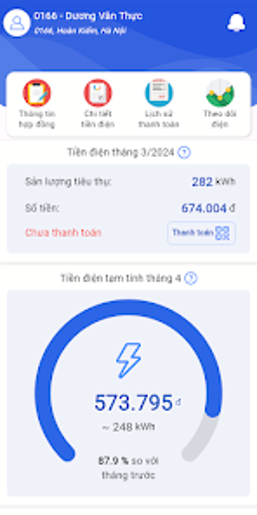Android 용 EWin Tra cứu tiền điện nước - 다운로드