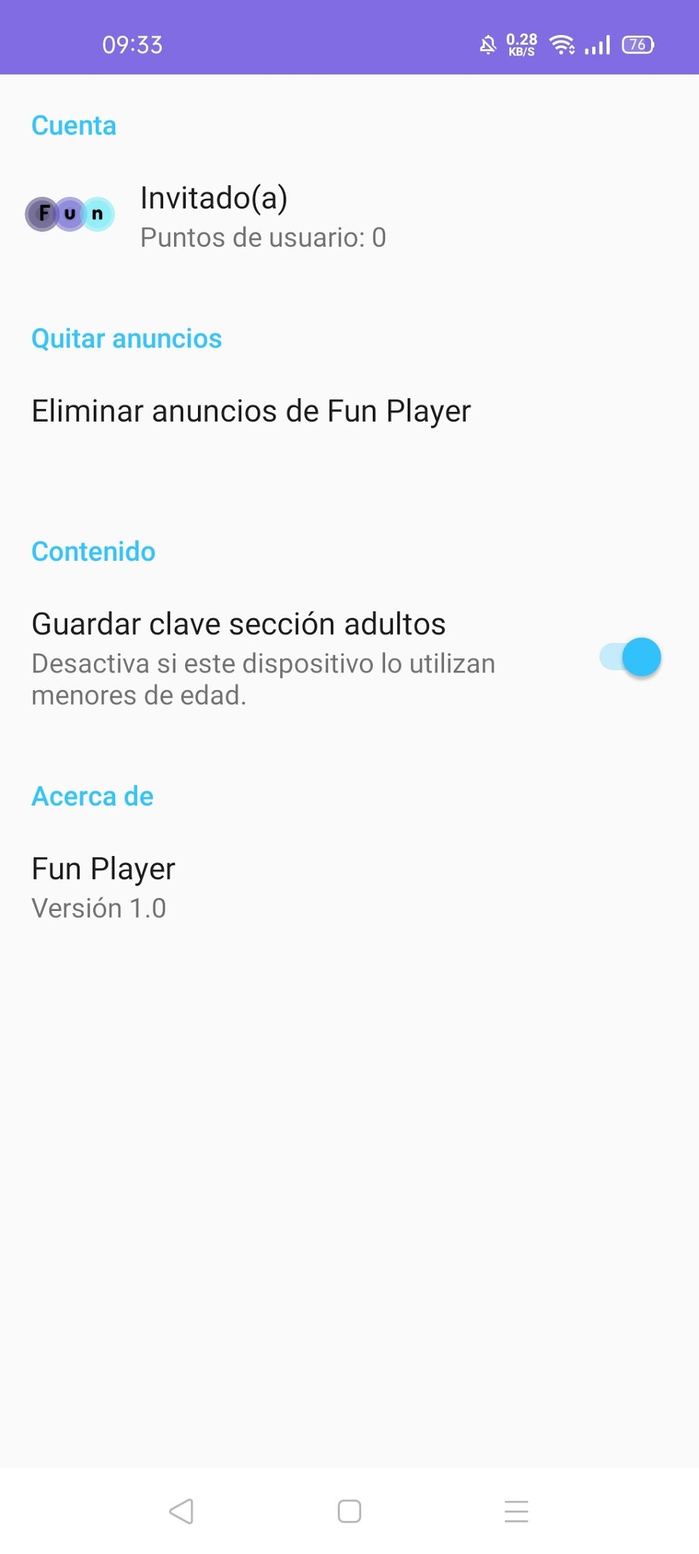 Fun Player para Android - Descargar