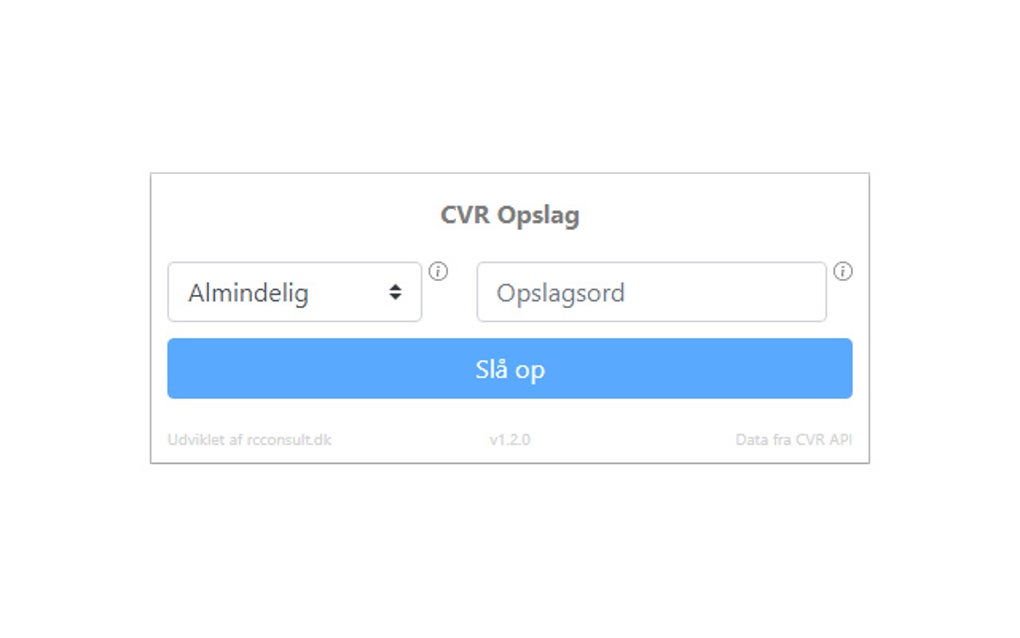 CVR Opslag pour Google Chrome - Extension Télécharger