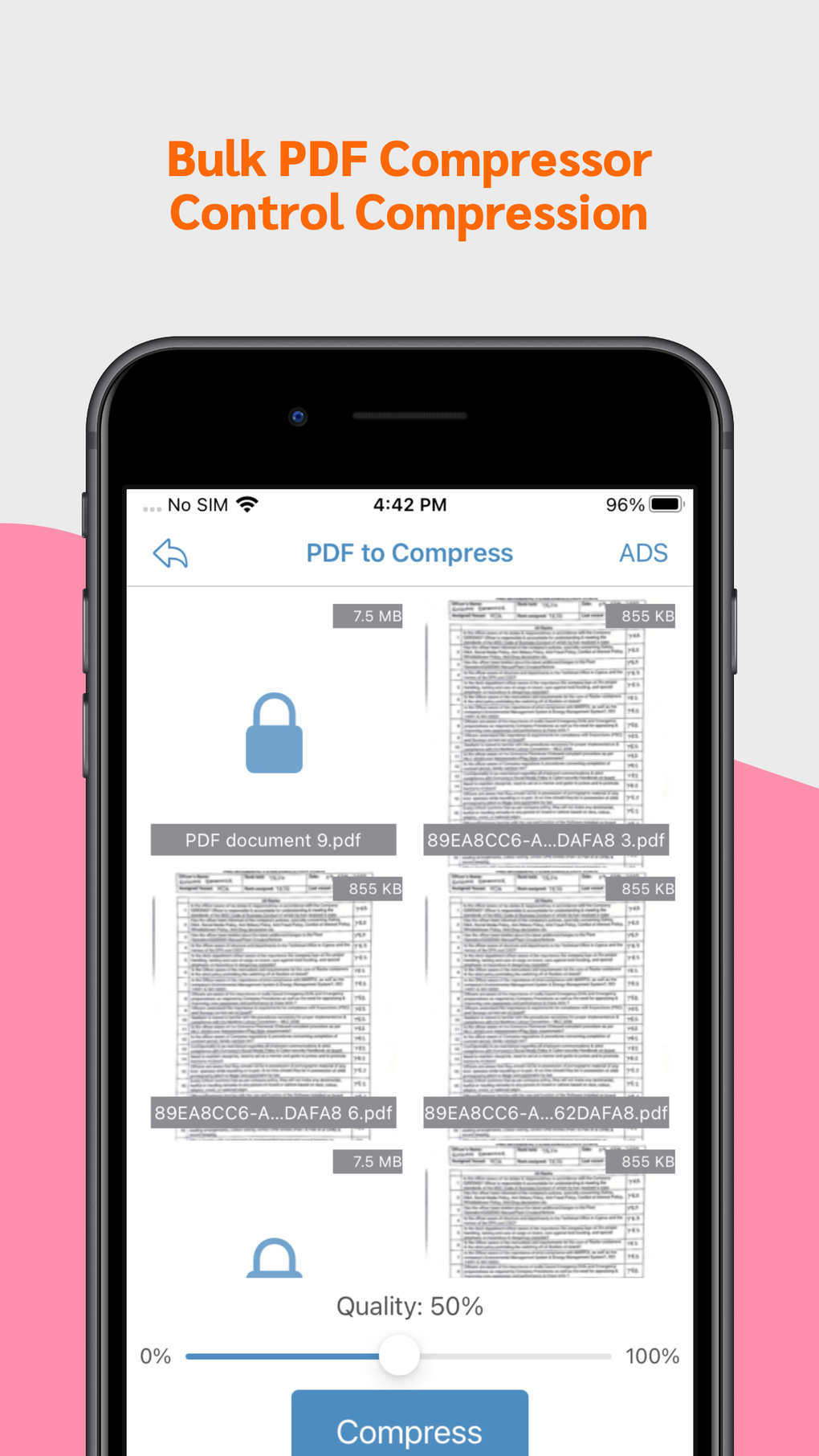pdf compressor compress pdf pour iPhone - Télécharger