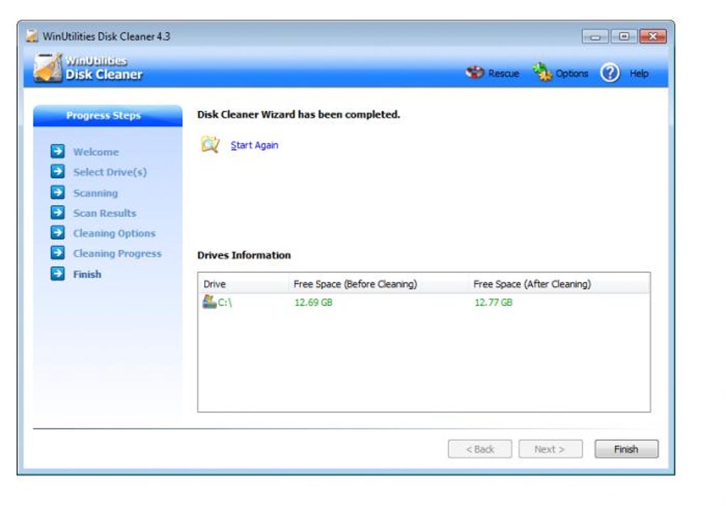 WinUtilities Free Disk Cleaner - Descargar