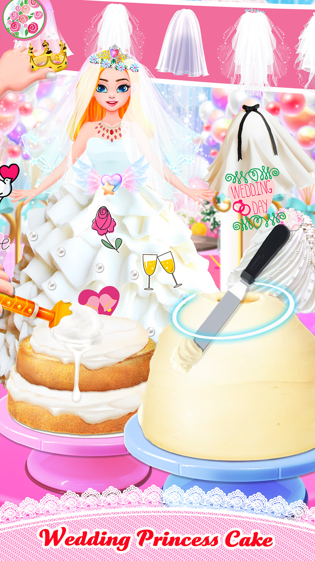 Wedding Rainbow Cake for iPhone - Download