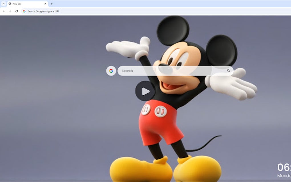 Mickey Mouse Live Theme for Google Chrome - Extension Download