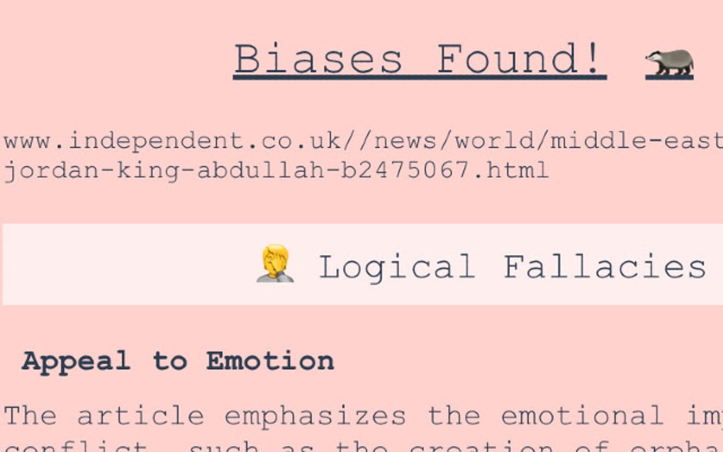 Bias Basher for Google Chrome - Extension Download