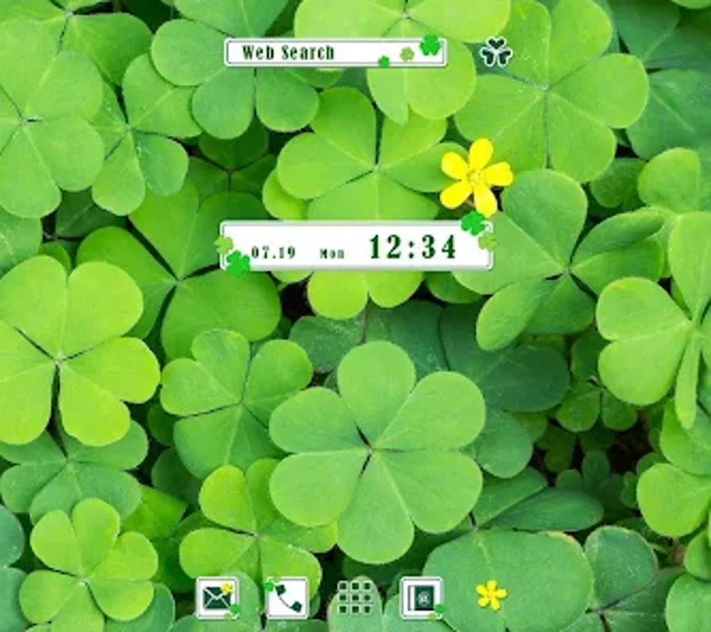 Shamrock Clovers Theme HOME para Android - Descargar