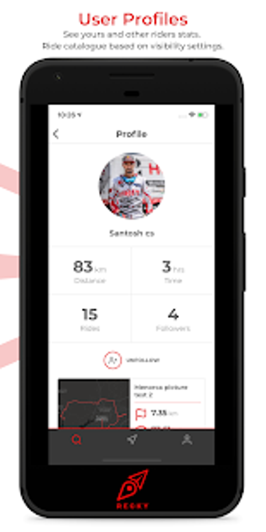 Recky - Record and explore rides para Android - Descargar