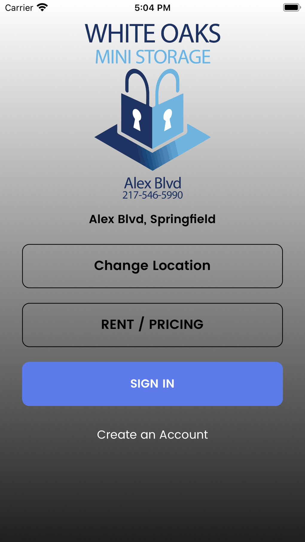 White Oaks Mini Storage for iPhone - Download