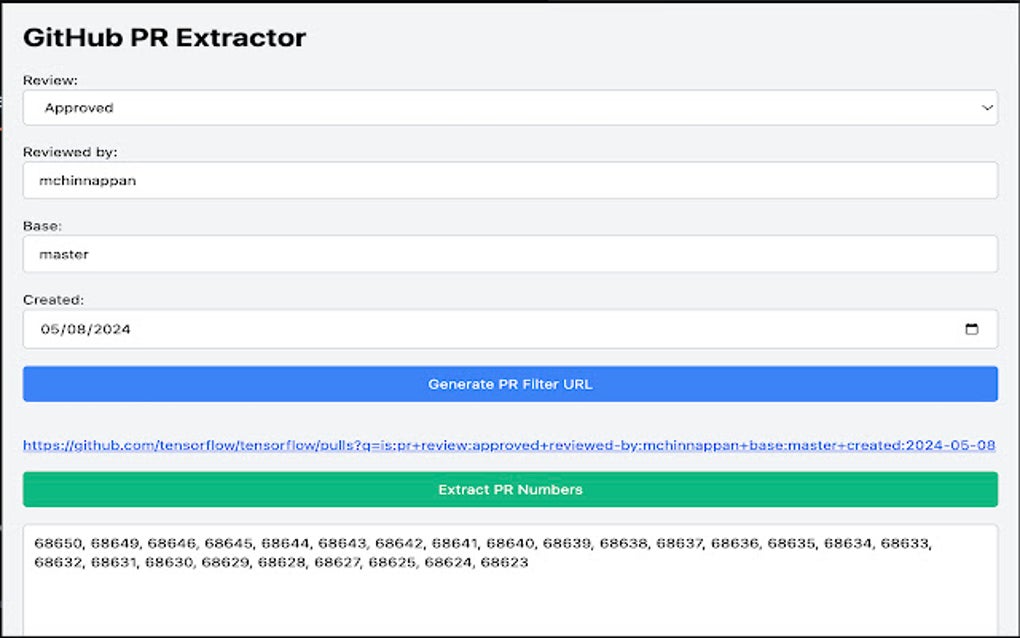 GitHub PR Extractor Google Chrome 용 - 확장 프로그램 다운로드 GitHub PR Extractor Google Chrome 용 - 확장 프로그램 다운로드