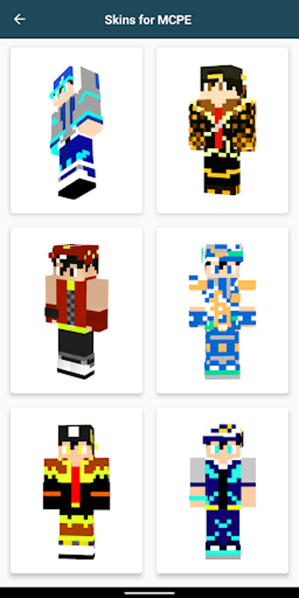 Android için BoboBoy Skins for Minecraft PE - İndir