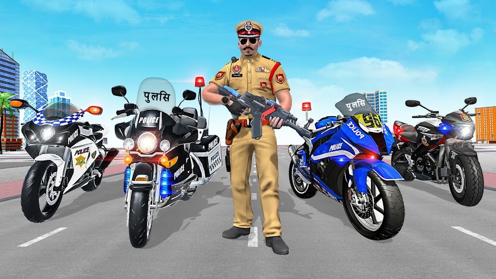 Indian Police Moto Bike Games for Android - Download