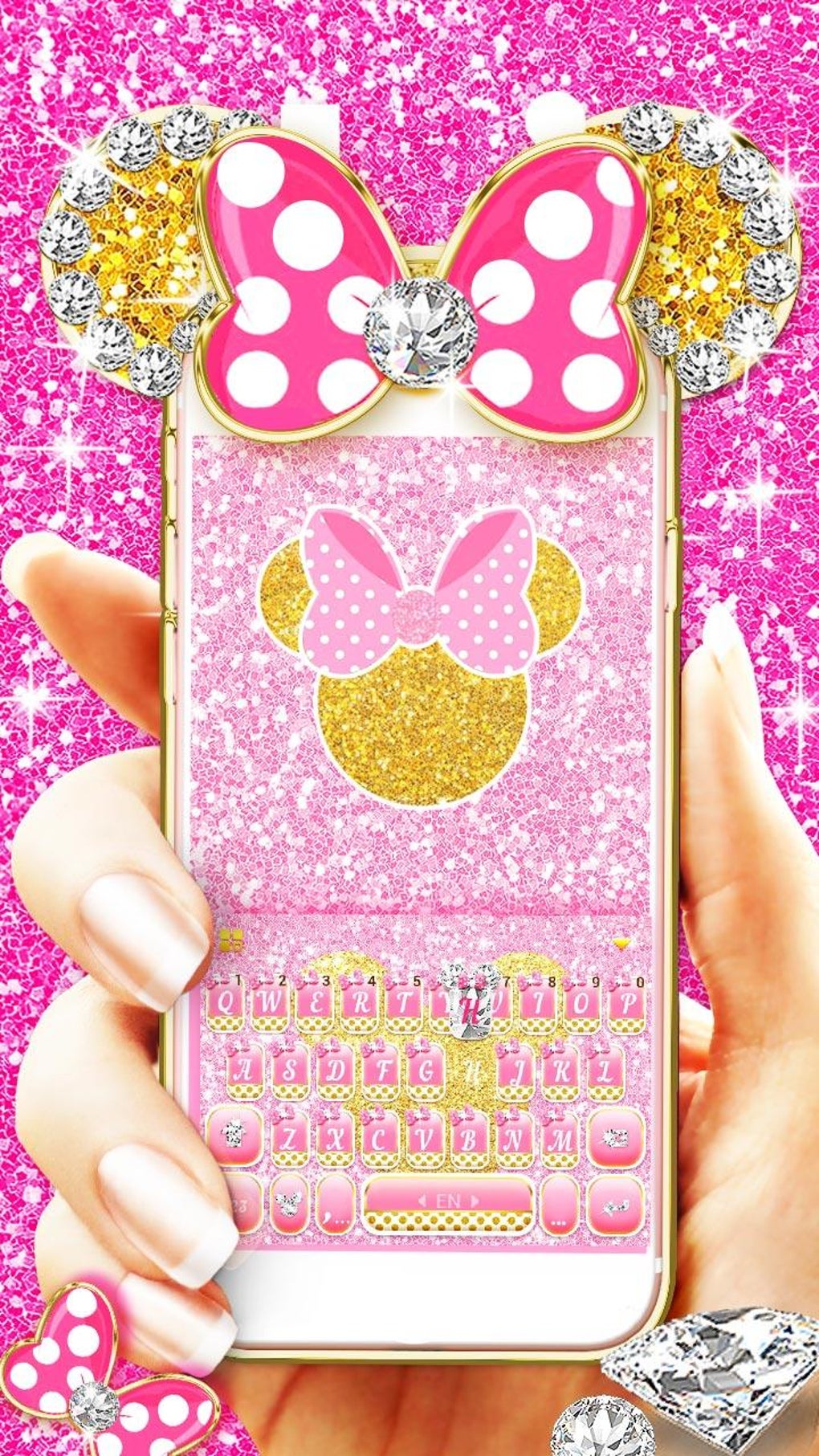 Pink Gold Minny Theme APK for Android - Download