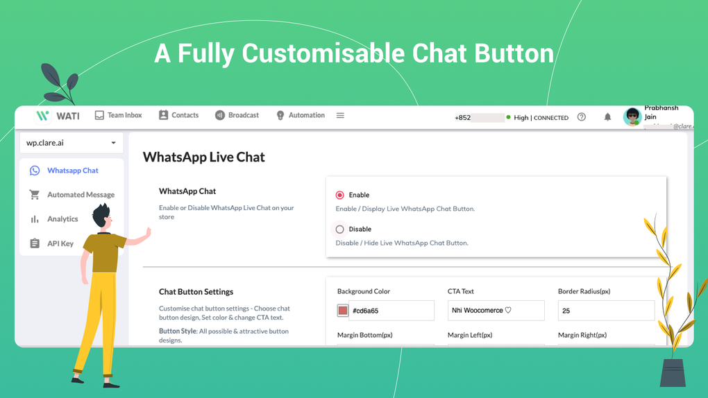 WATI Chat and Notification para WordPress - Descargar