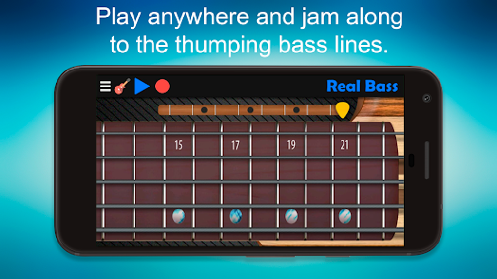 REAL BASS: Electric bass guitar free para Android - Descargar