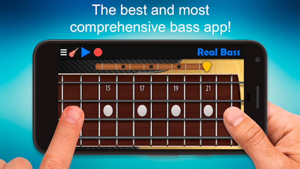 REAL BASS: Electric bass guitar free para Android - Descargar