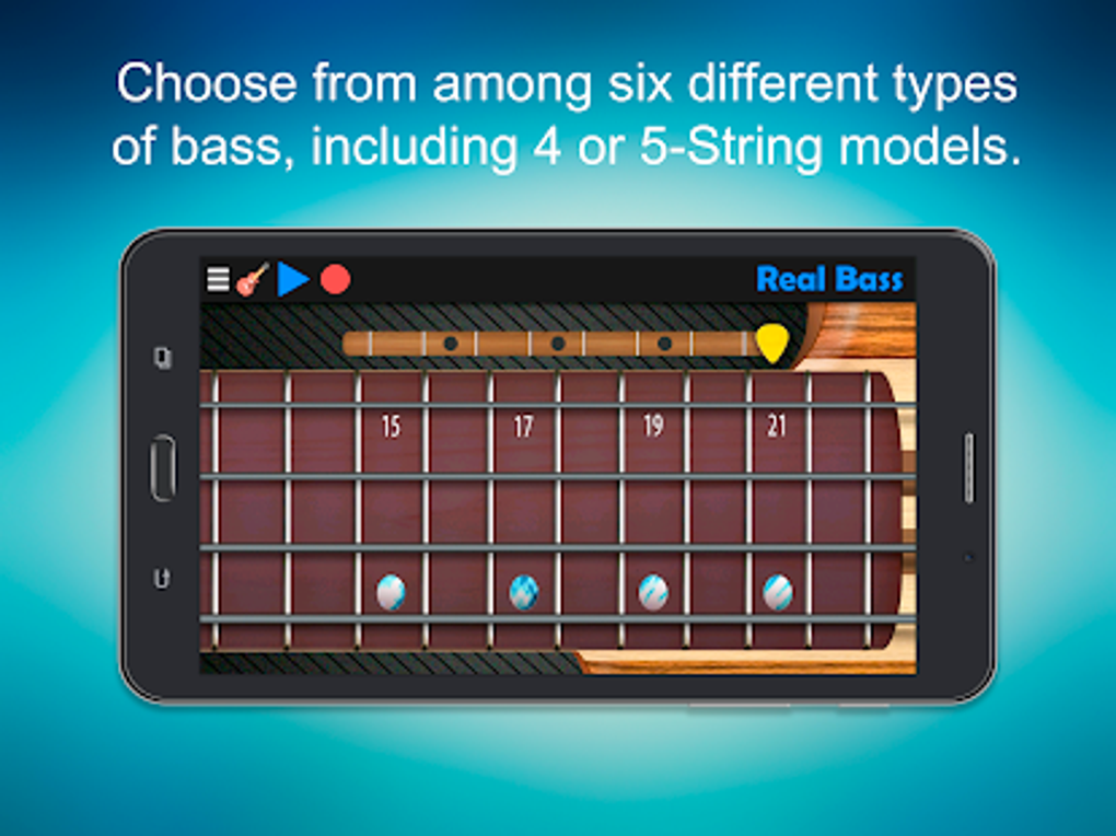 REAL BASS: Electric bass guitar free para Android - Descargar