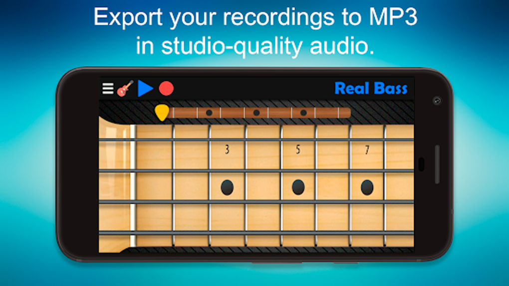 REAL BASS: Electric bass guitar free para Android - Descargar