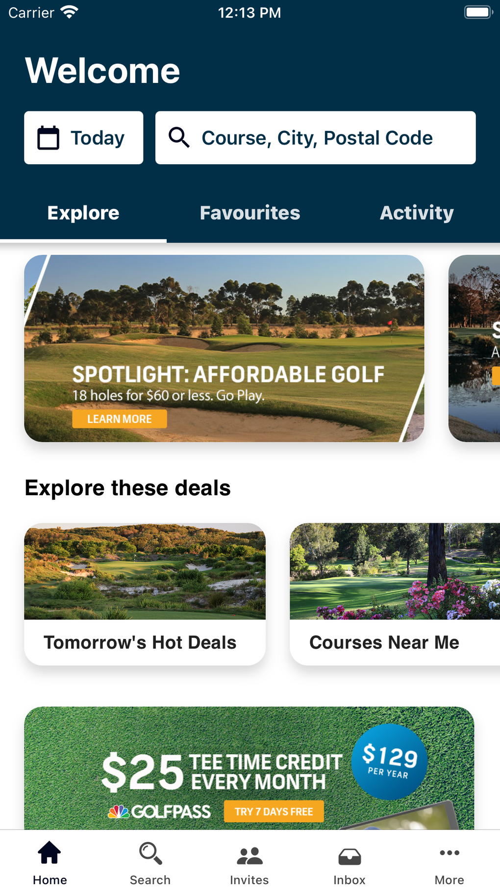 GolfNow para iPhone - Descargar