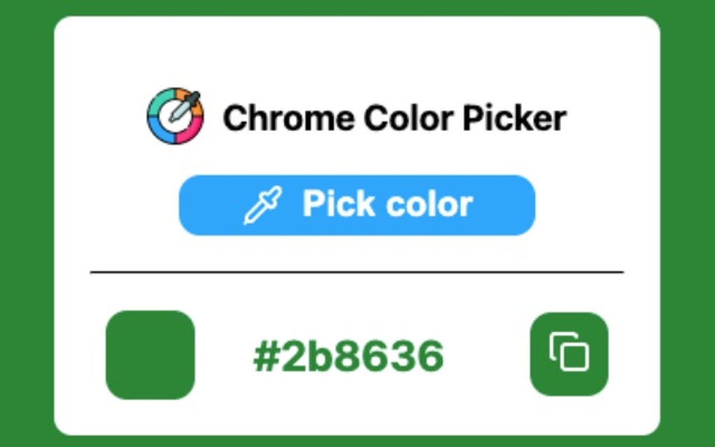 Chrome Color picker for Google Chrome - Extension Download