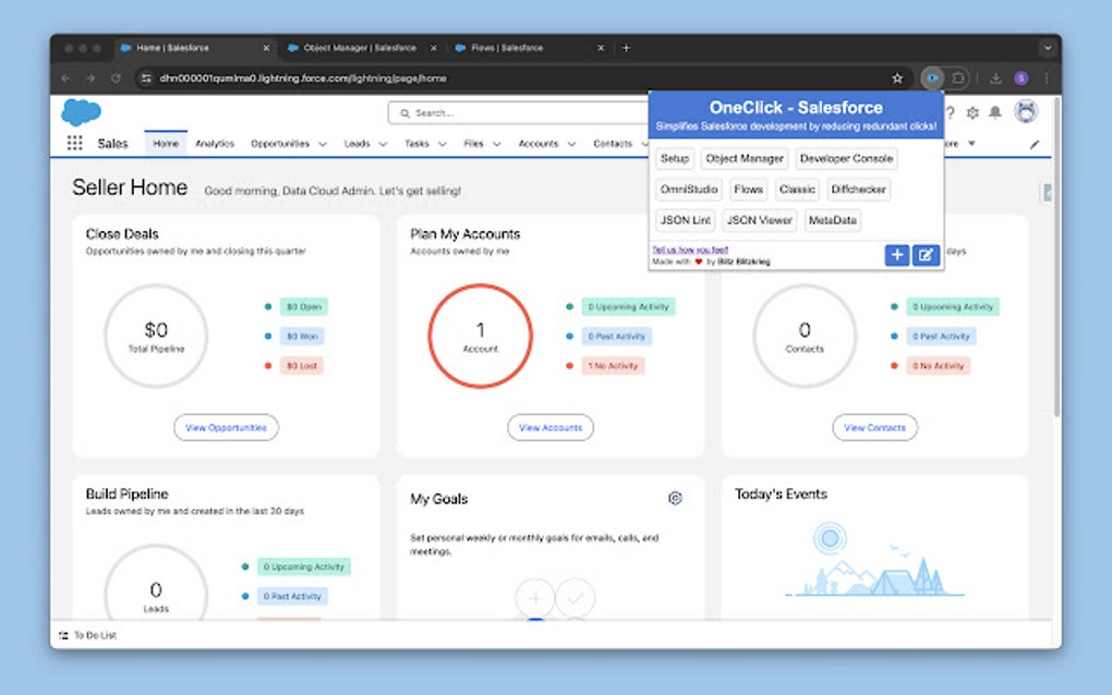OneClick - Salesforce para Google Chrome - Extensión Descargar