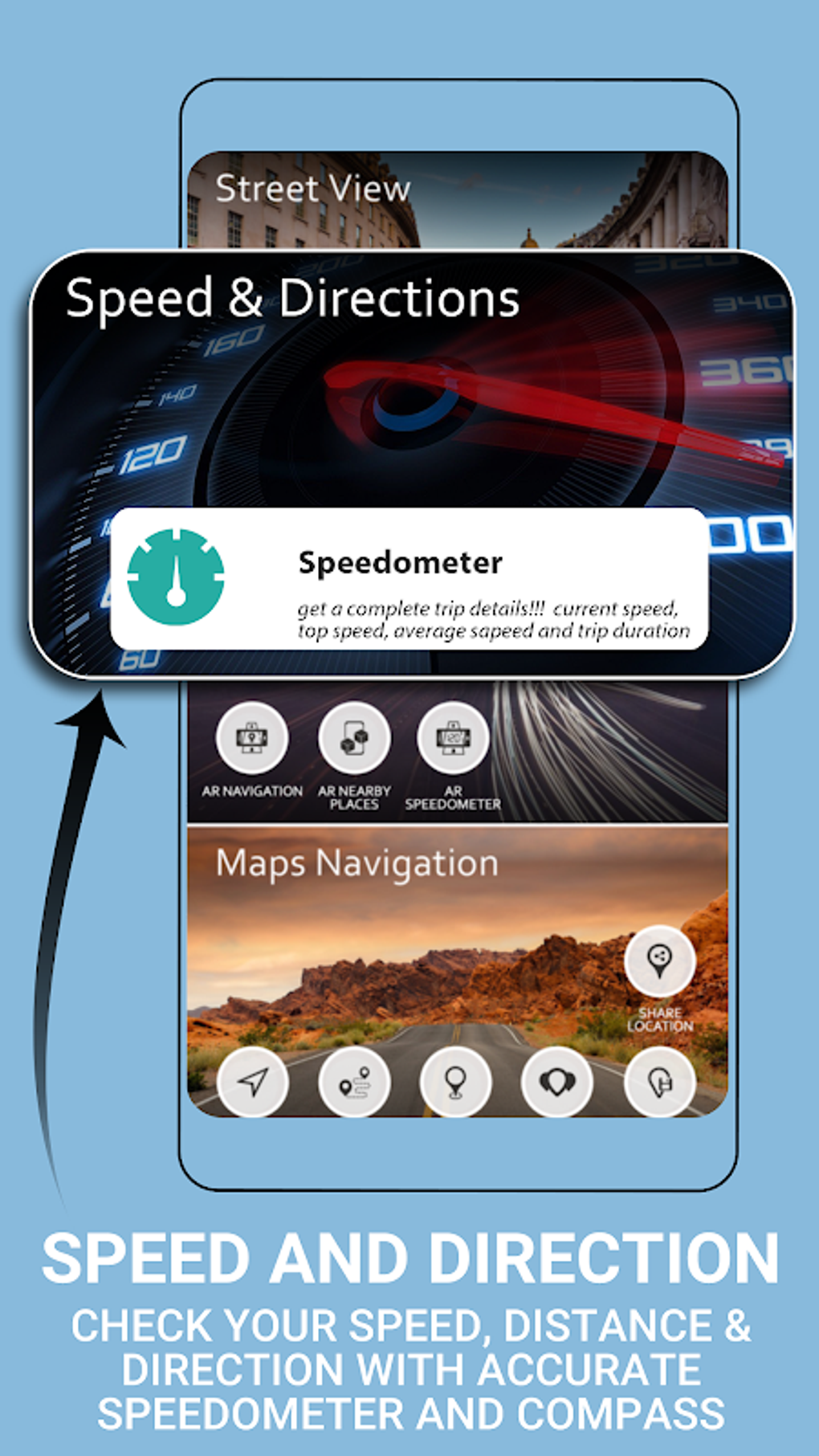 Voice Navigation 2021, GPS Navigation Street View APK para Android - Descargar