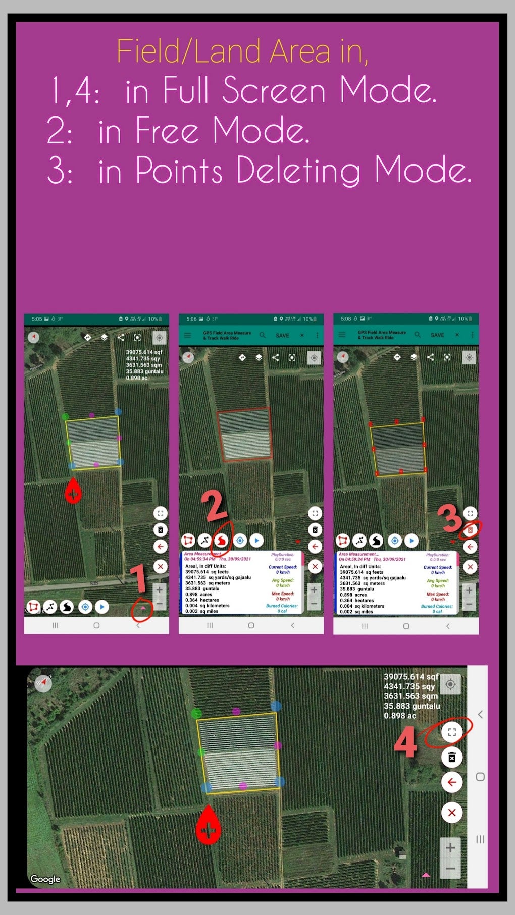 Android 용 GPS Area MapDirectionRecord - 다운로드
