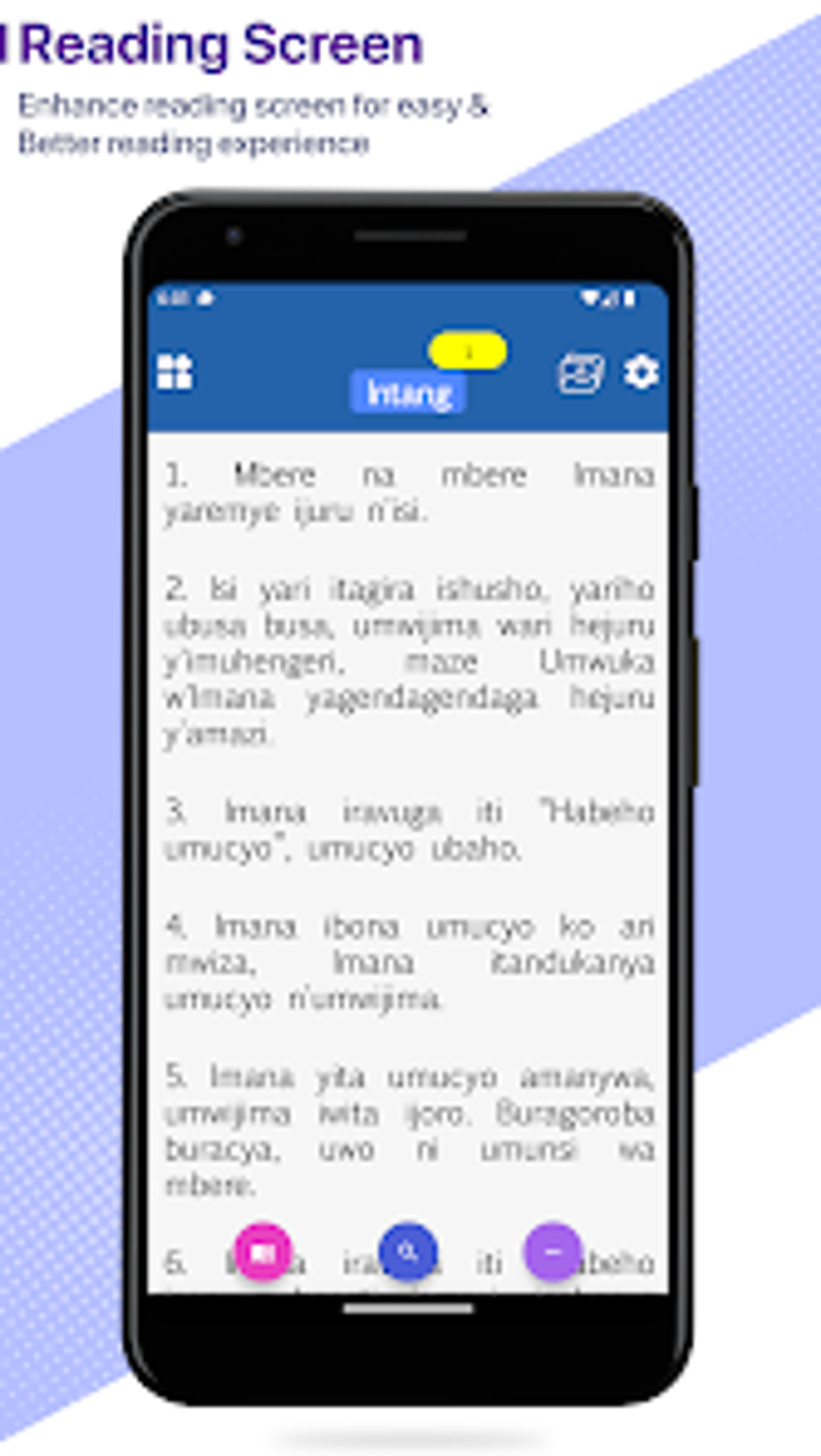 Kinyarwanda Bible -Biblia Yera para Android - Descargar