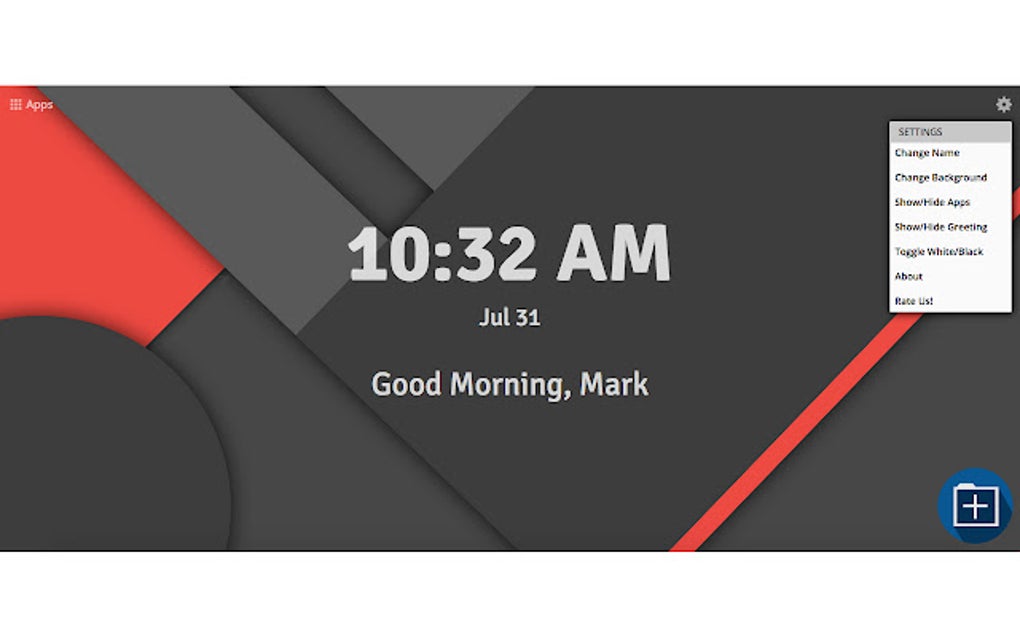 TabRocket New Tab Page for Google Chrome - Extension Download