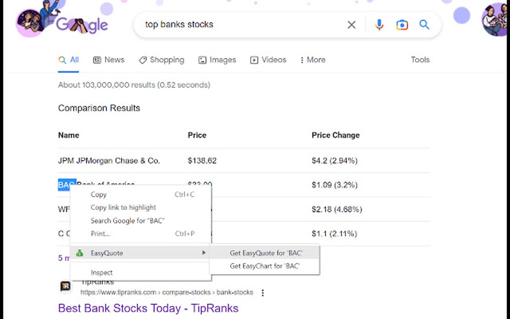 EasyQuote for Google Chrome - Extension Download
