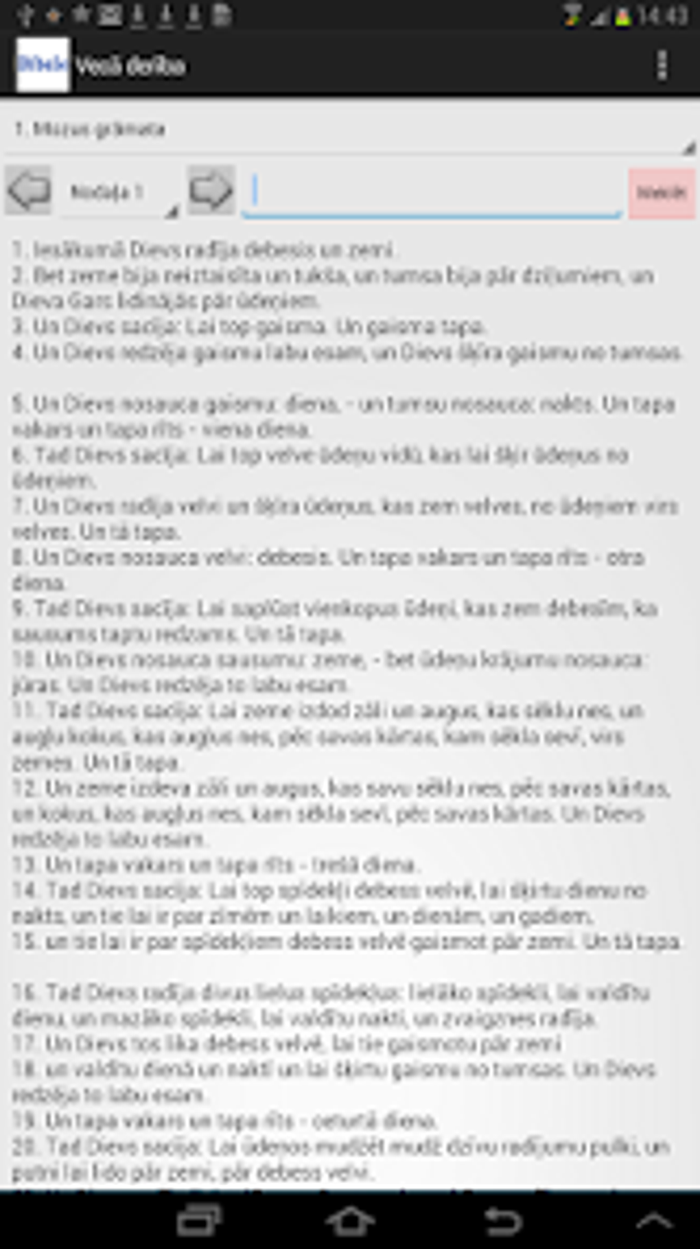 Latvian Bible for Android - Download