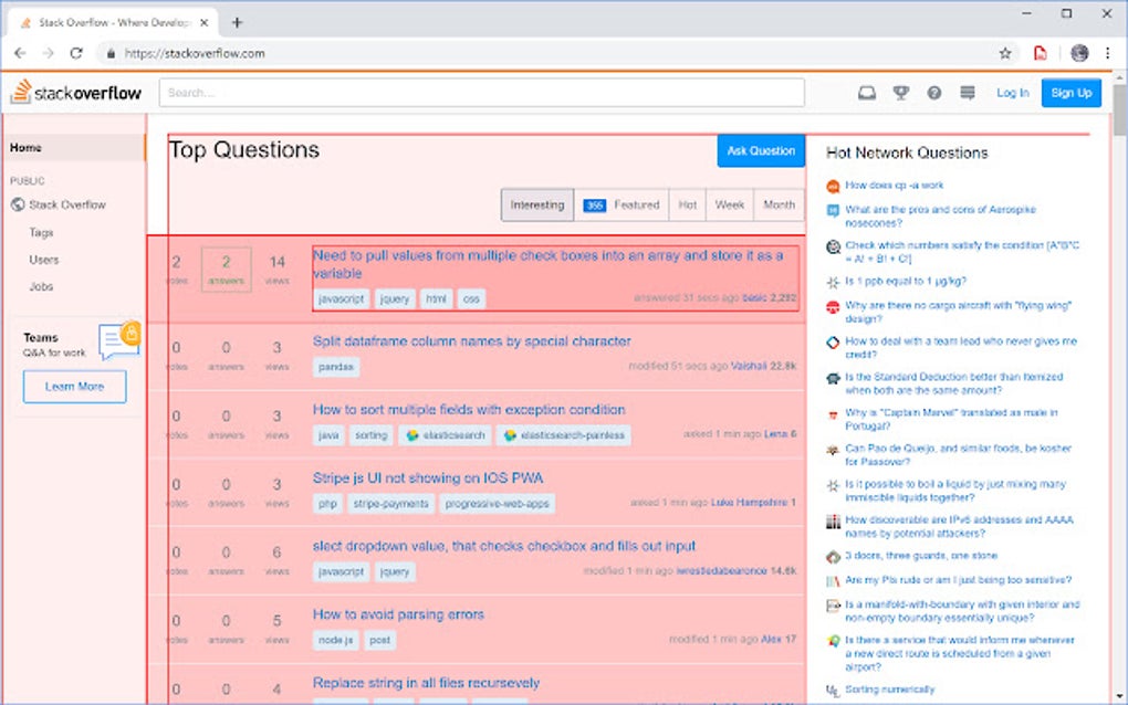 DIV Glance for Google Chrome - Extension Download