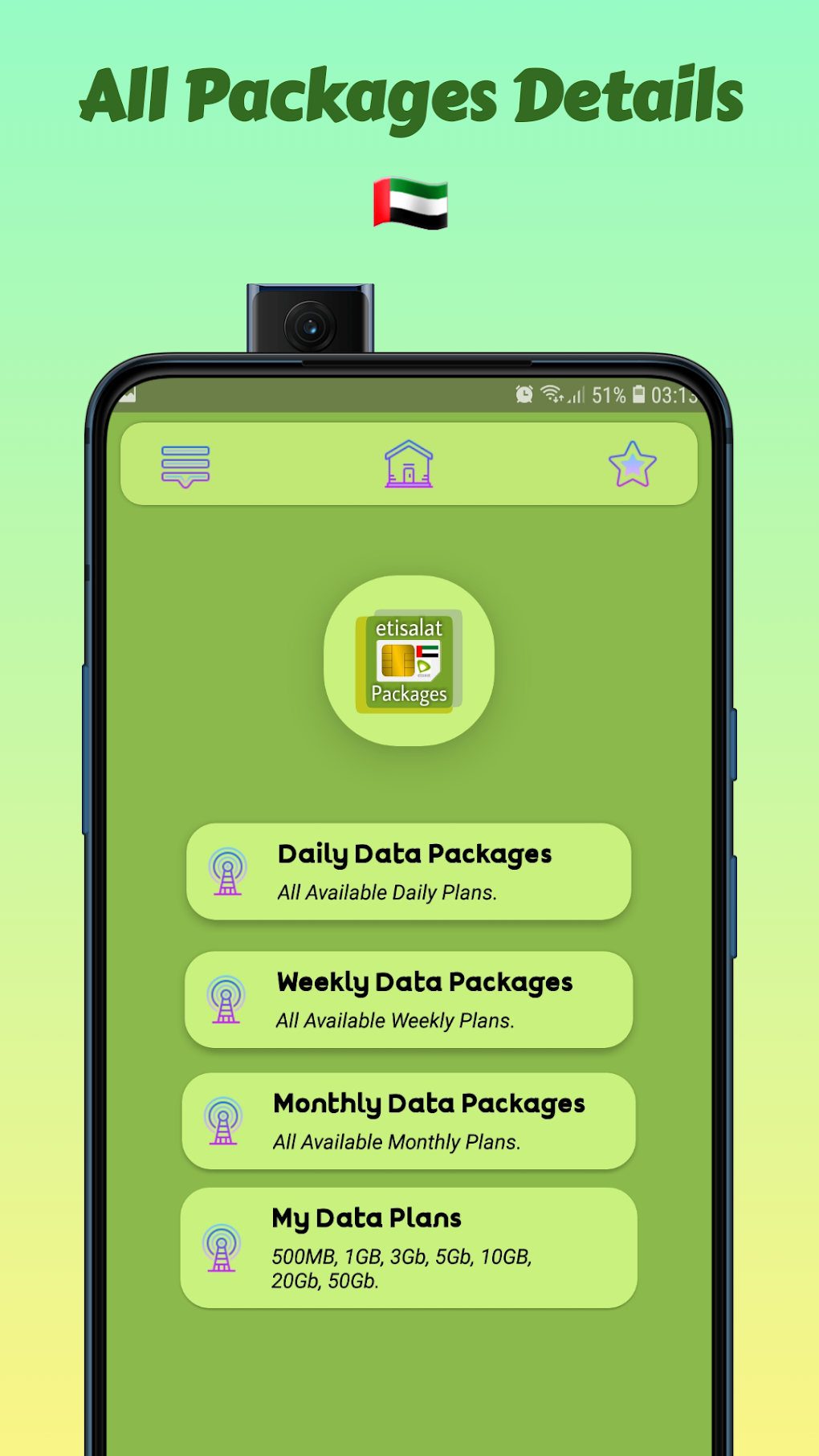 UAE Etisalat Packages App for Android - Download