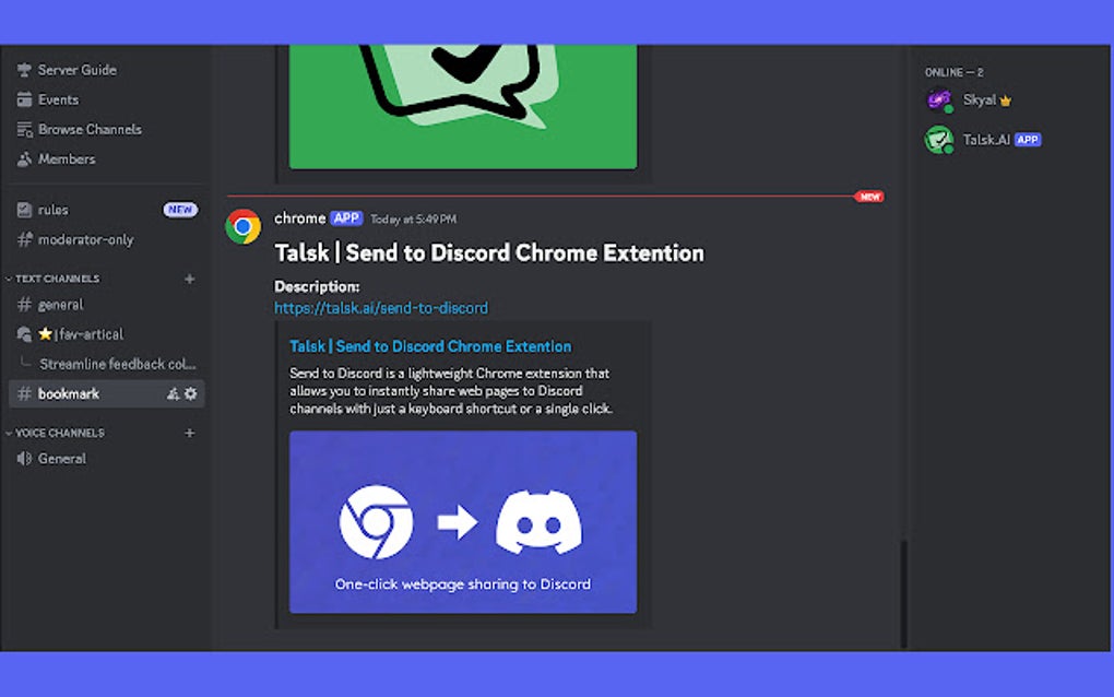 Send to Discord para Google Chrome - Extensão Download