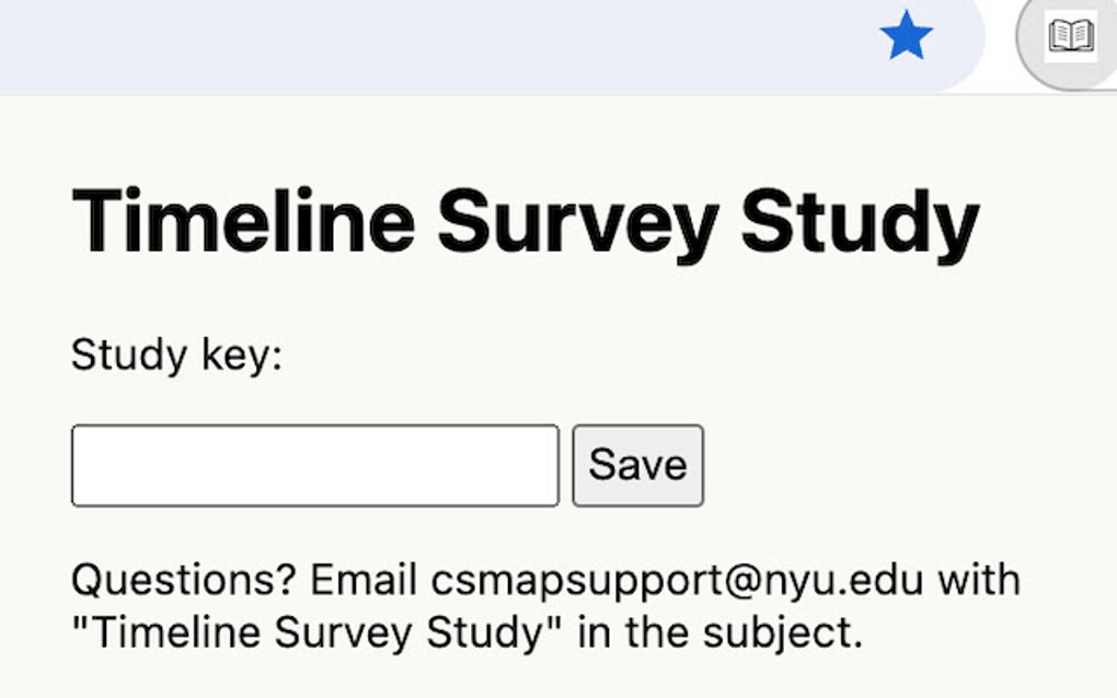 Timeline Survey Study Google Chrome 용 - 확장 프로그램 다운로드