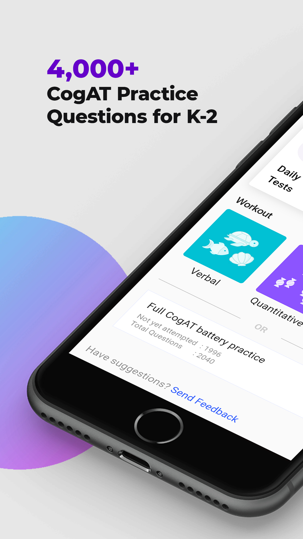 CogAT Test Prep App by Gifted pour iPhone - Télécharger