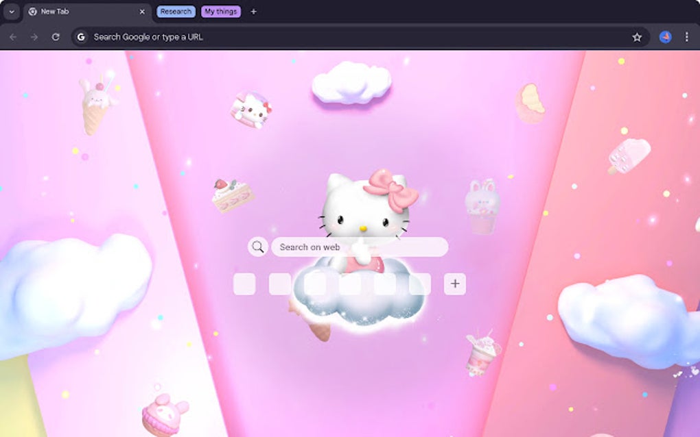 Hello Kitty Live Wallpaper para Google Chrome - Extensión Descargar